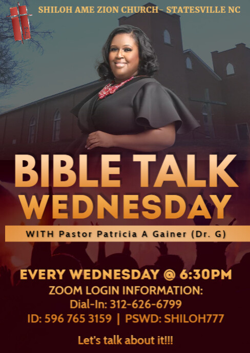 Bible Talk Wednesday Flyer | PosterMyWall
