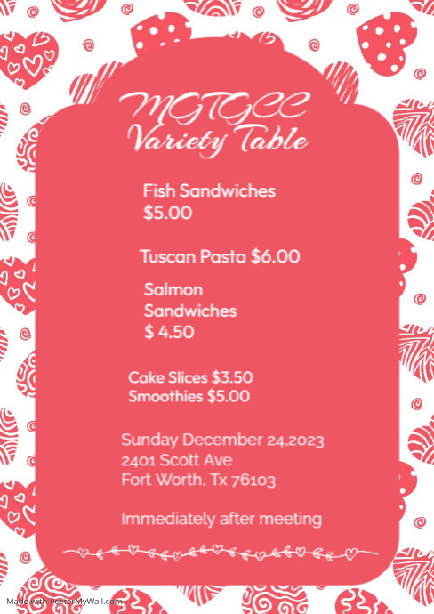 Menus | PosterMyWall