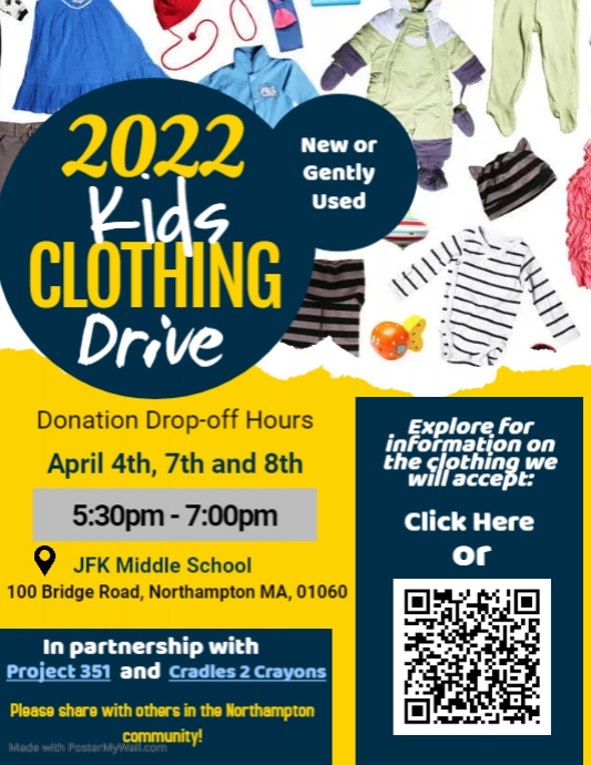 Clothing Drive Flyer | PosterMyWall
