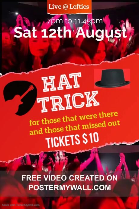 Pop Concert Digital signage multiple video | PosterMyWall