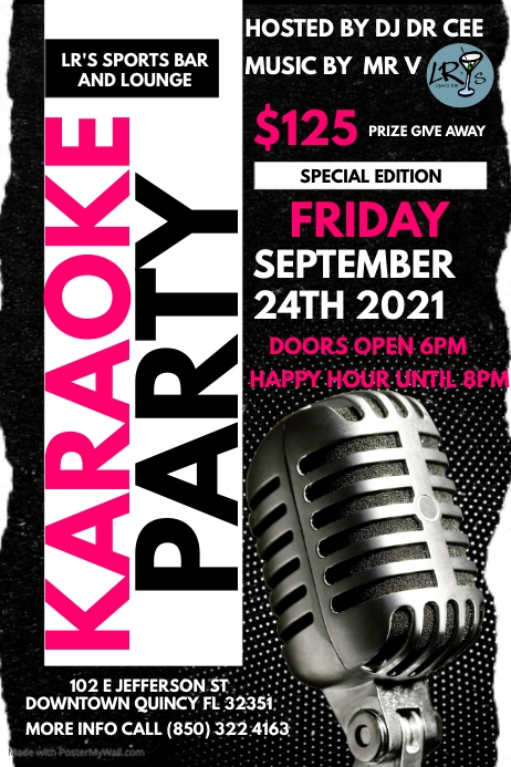 Copy of Copy of Karaoke Contest Poster Template | PosterMyWall