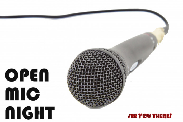 OPEN MIC Template | PosterMyWall