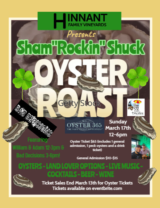 Oyster Roast Flyer | PosterMyWall