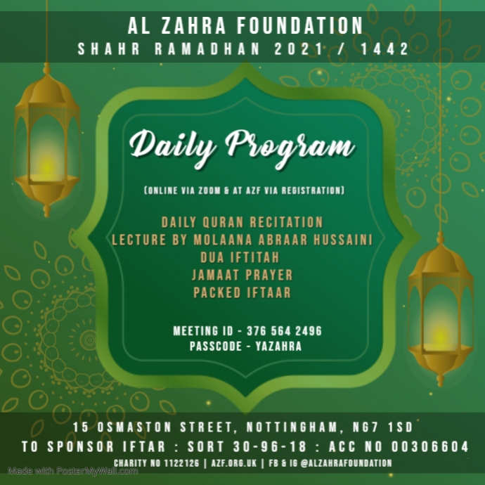 Daily Program | PosterMyWall