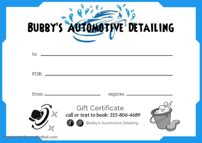 Copy of Gift Certificate template | PosterMyWall