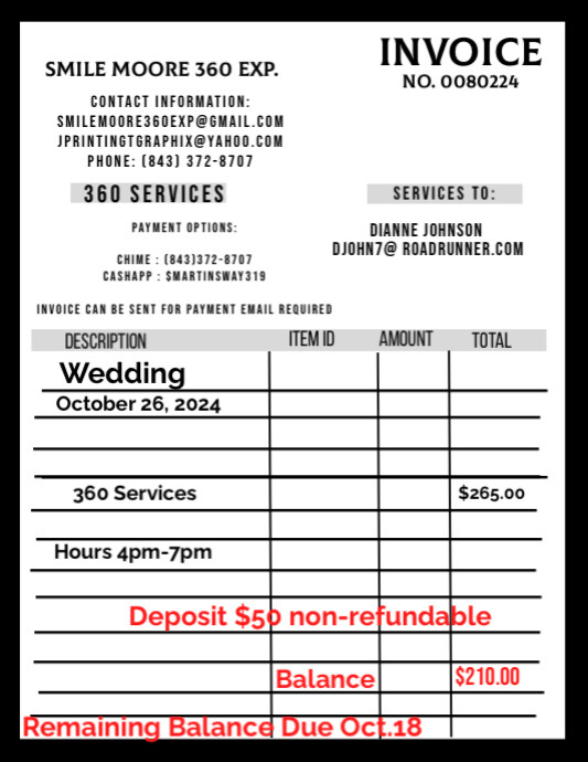 Black Business Small Business Invoice | PosterMyWall