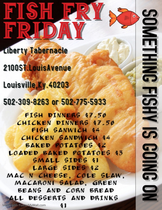 Copy of fish fry fried fish flyer | PosterMyWall