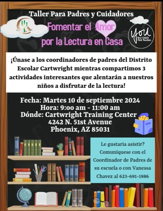 Copy of Fostering a love of reading at home | PosterMyWall