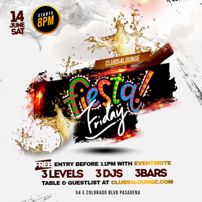FIESTA FRIDAY 1/19-2-TO POST | PosterMyWall