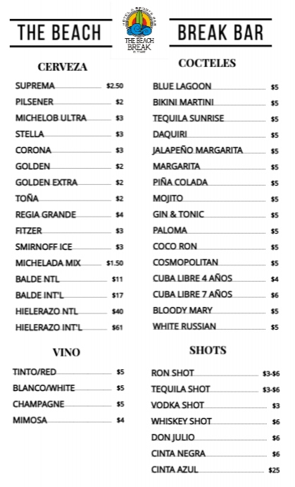 NEW BAR MENU | PosterMyWall