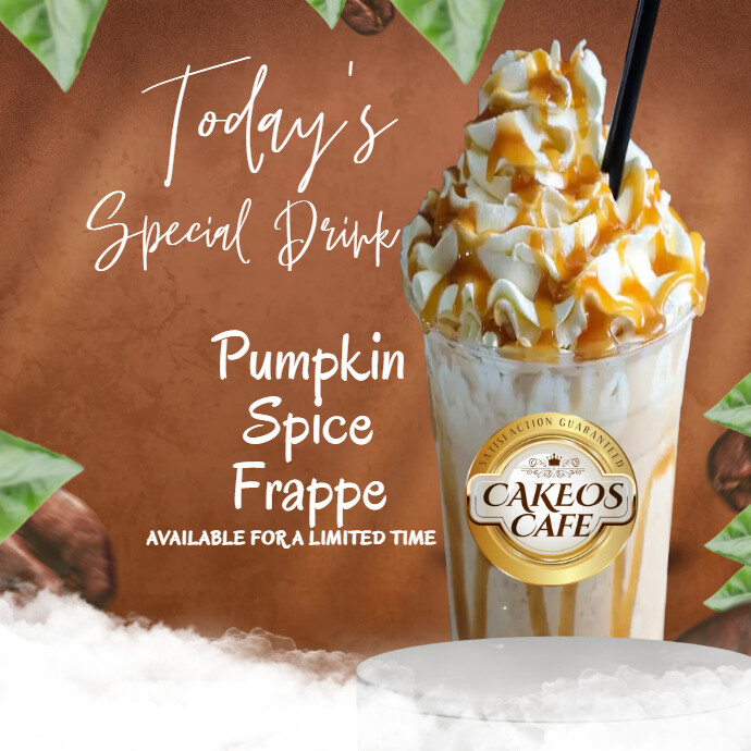 Iced Coffee Social Media Post | PosterMyWall