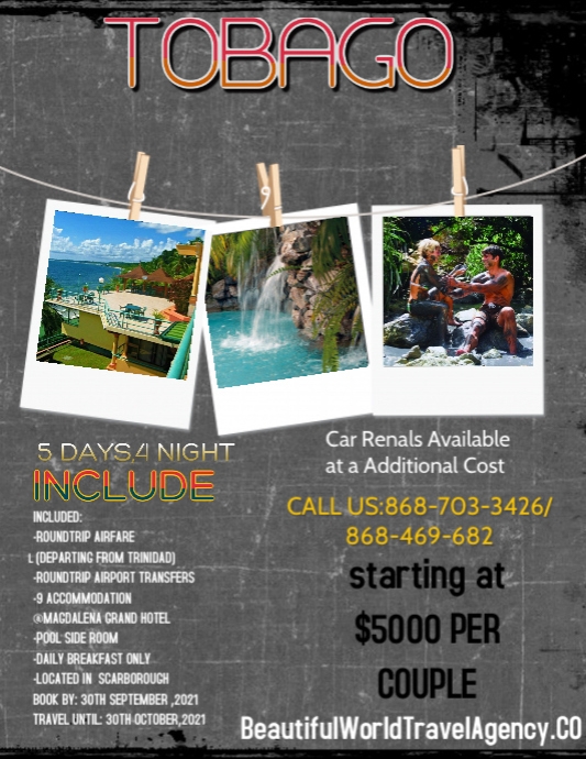 Copy of Travel Agency Vegas Flyer Template | PosterMyWall