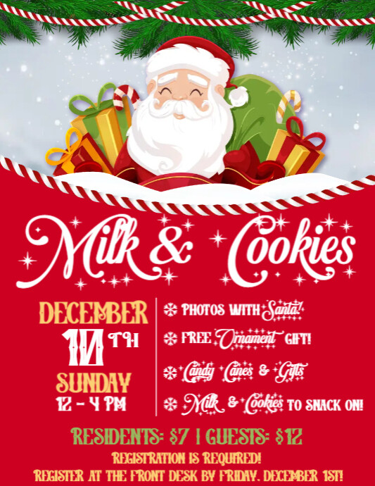 Milk & Cookies | PosterMyWall