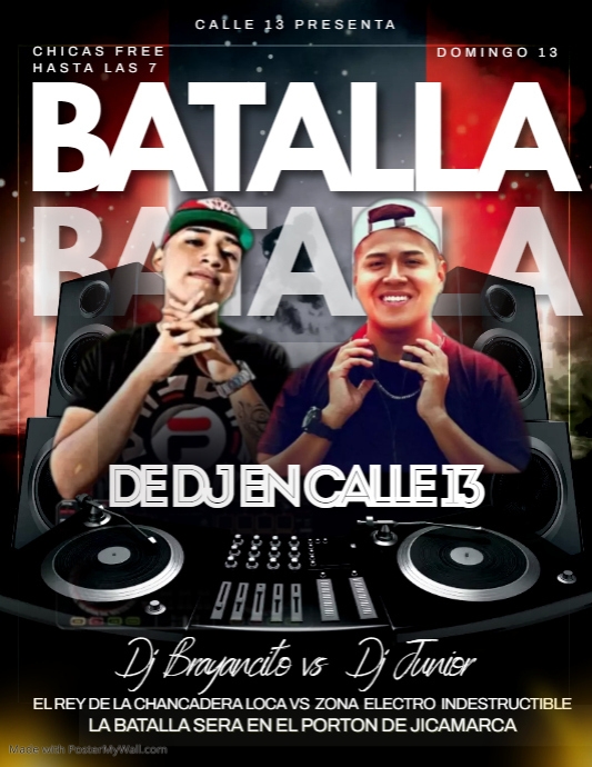 Dj battle Video flyer | PosterMyWall