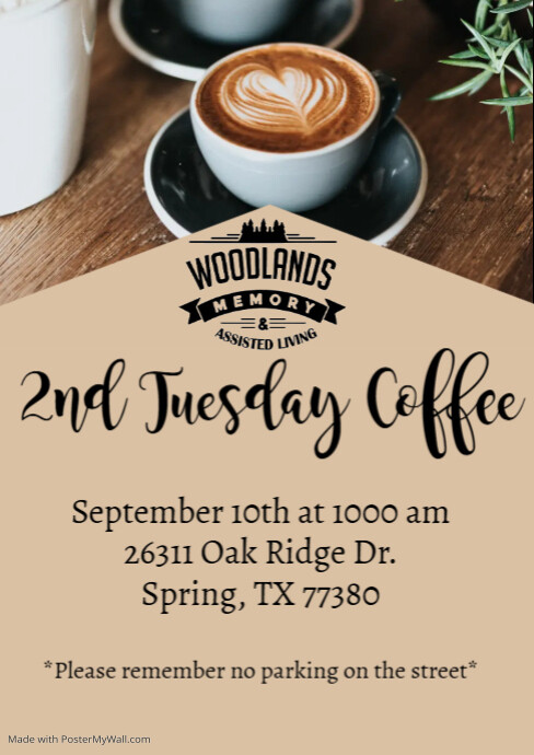 2nd Tuesday Coffee | PosterMyWall