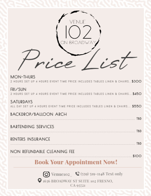 Pastel Price List Flyer Template | PosterMyWall