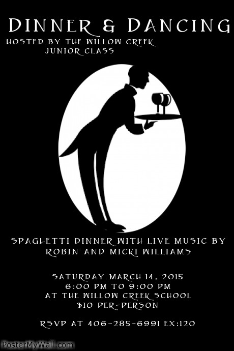 Dinner & Dancing Fundraiser 2015 | PosterMyWall