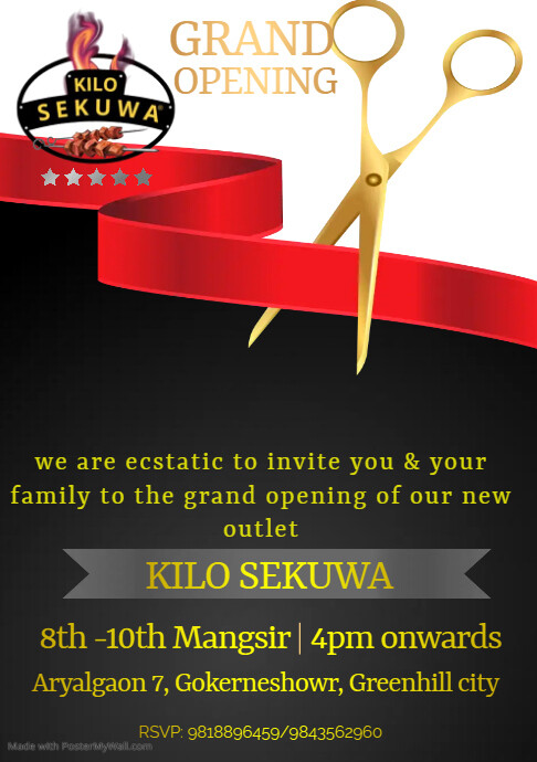 grand opening | PosterMyWall