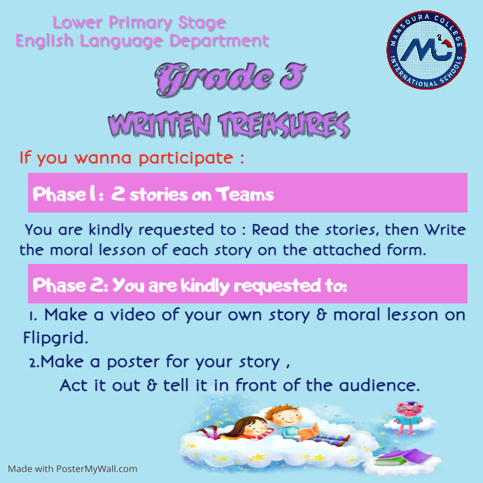 Story Telling Session Marketing Flyer Templat | PosterMyWall