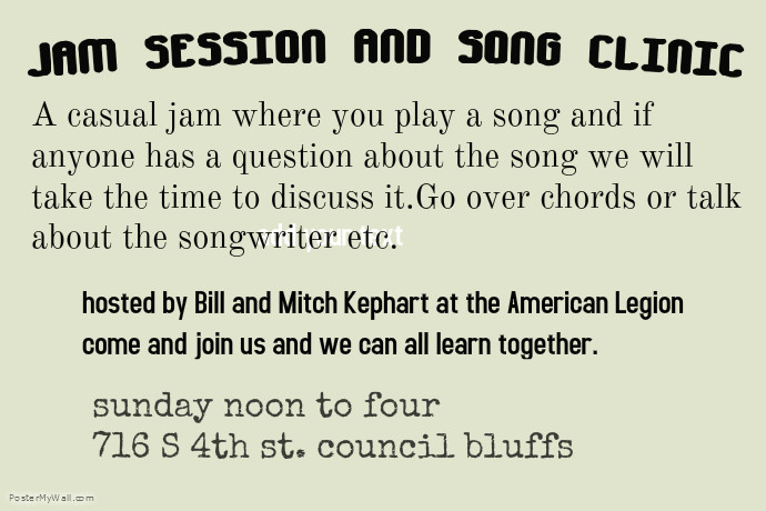 jam session and clinic | PosterMyWall