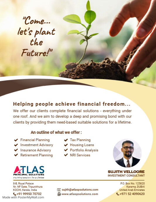 FINAL of Financial Advisor Flyer Poster Template | PosterMyWall