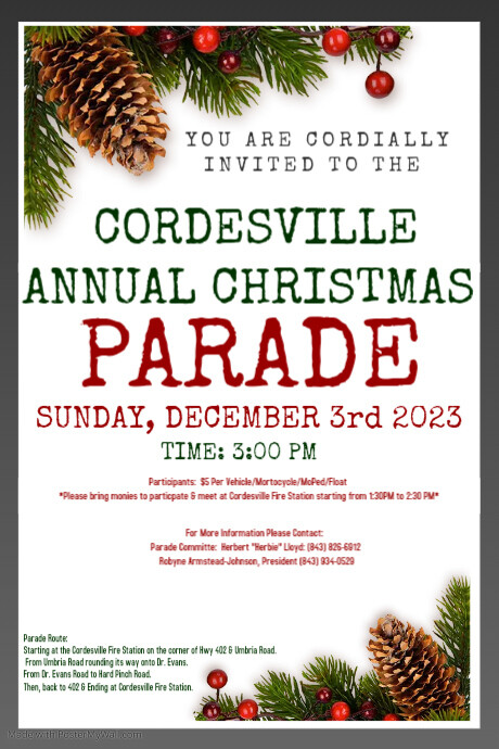 Copy of ANNUAL CHRISTMAS PARADE | PosterMyWall