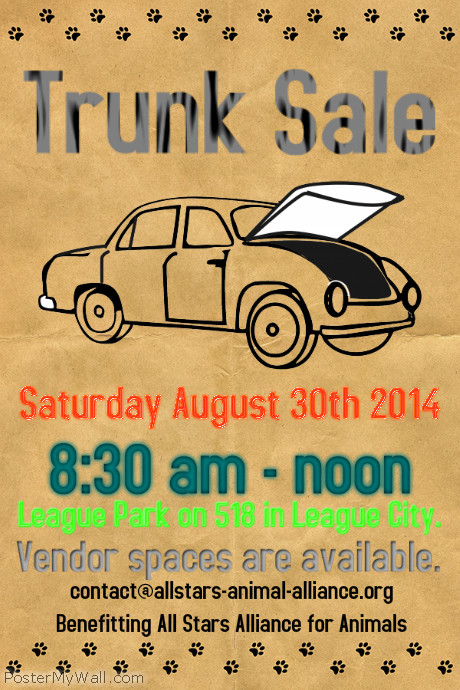 Trunk Sale | PosterMyWall