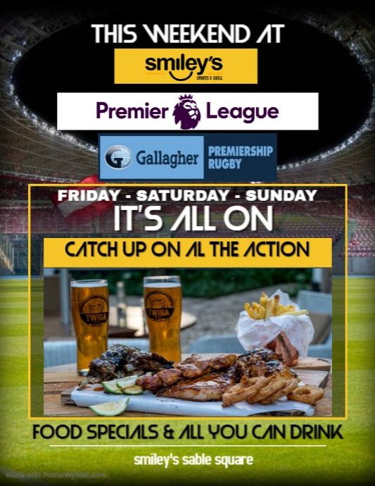 Copy of Copy of Live Screening Rugby Tournament Poster Template ...