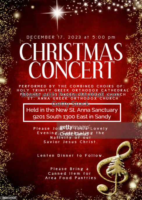 Copy of Christmas Concert Event Music Play Show Event | PosterMyWall