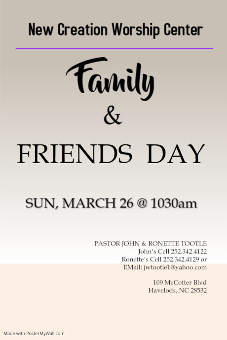 FAMILY DAY 2 | PosterMyWall