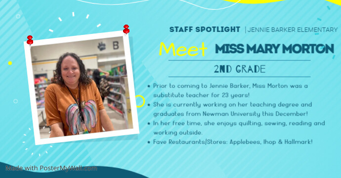 Aqua Employee Spotlight Facebook Shared Image | PosterMyWall