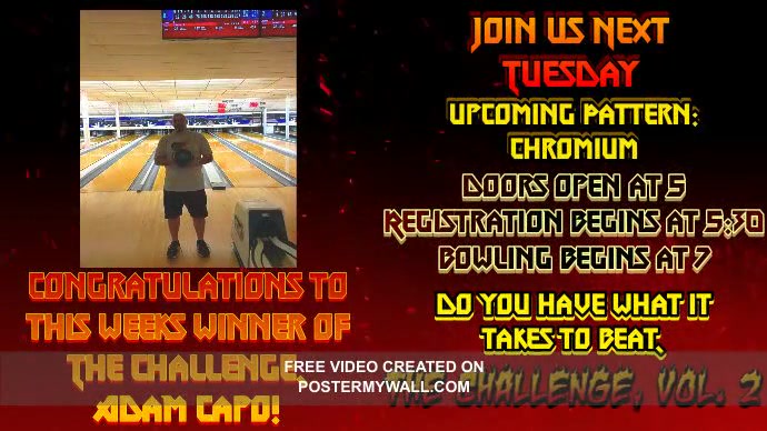 The Challenge, week 1 winner | PosterMyWall