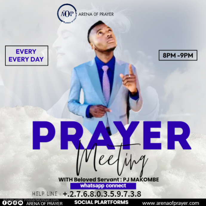 Church Prayer | PosterMyWall