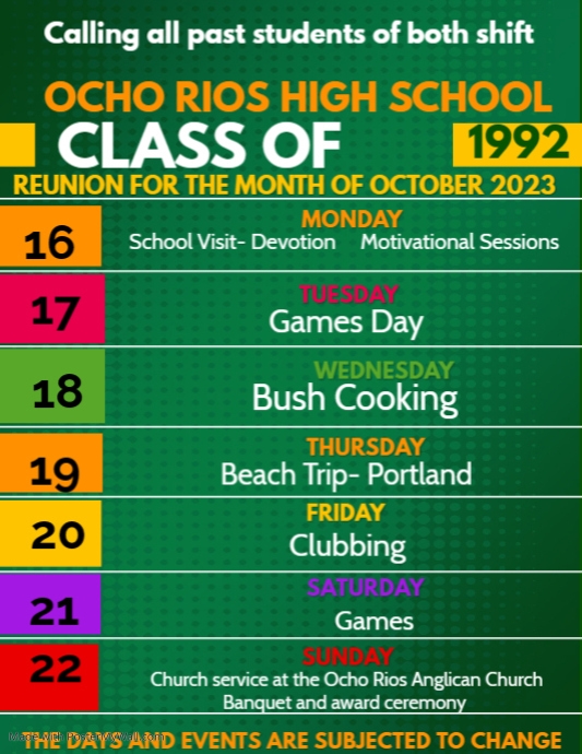 ocho High | PosterMyWall