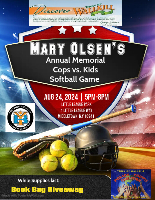 Red Softball Tournament Flyer Template | PosterMyWall