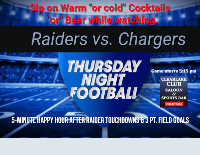 Thursday Night Football | PosterMyWall