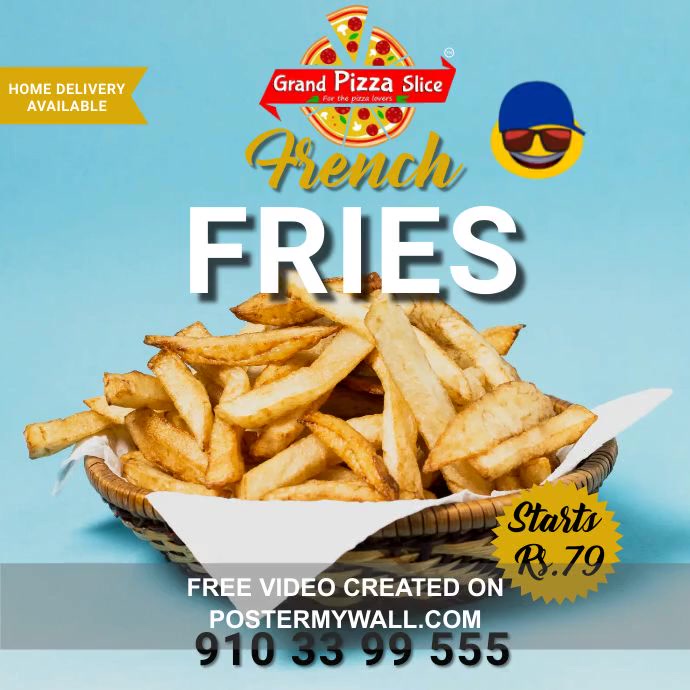 Chips,Restaurant,French fries, party, fast food | PosterMyWall