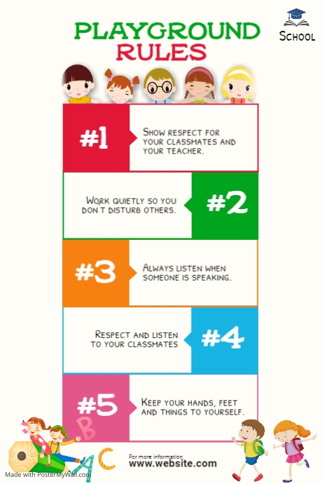 Classroom Rules Poster | PosterMyWall
