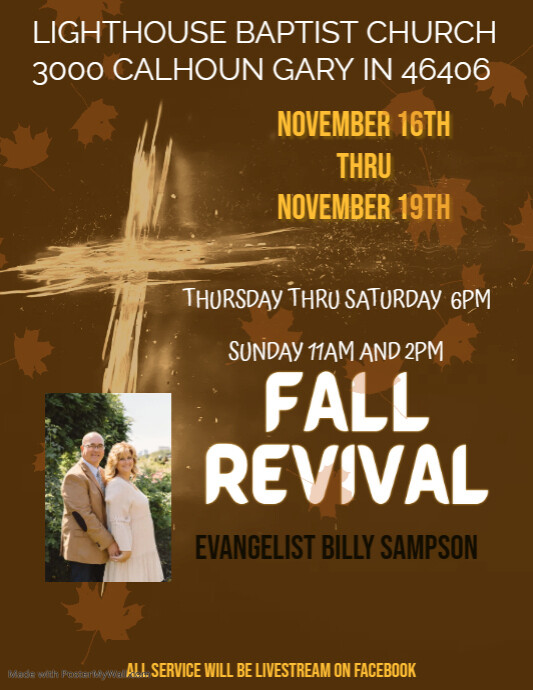church fall revival | PosterMyWall