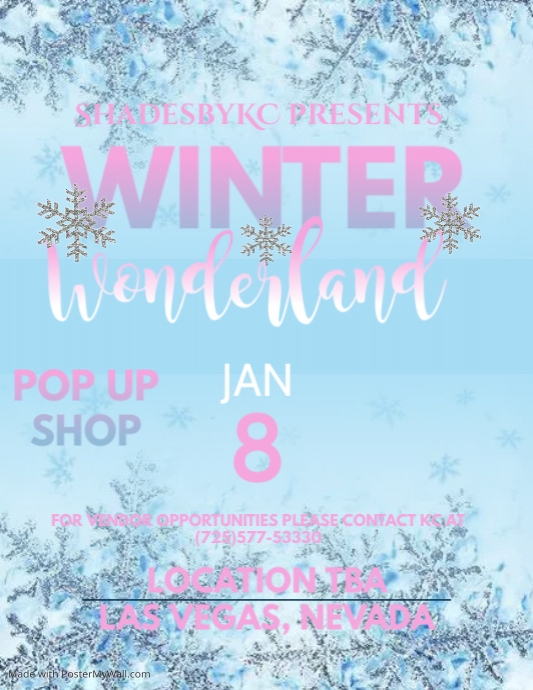 Copy of Copy of WINTER WONDERLAND | PosterMyWall