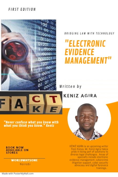 Electronic Evidence Management Book Cover | PosterMyWall