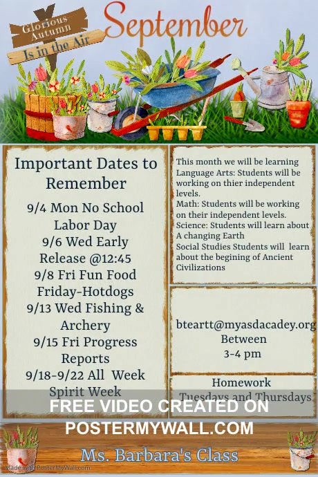 Copy of September Newsletter | PosterMyWall