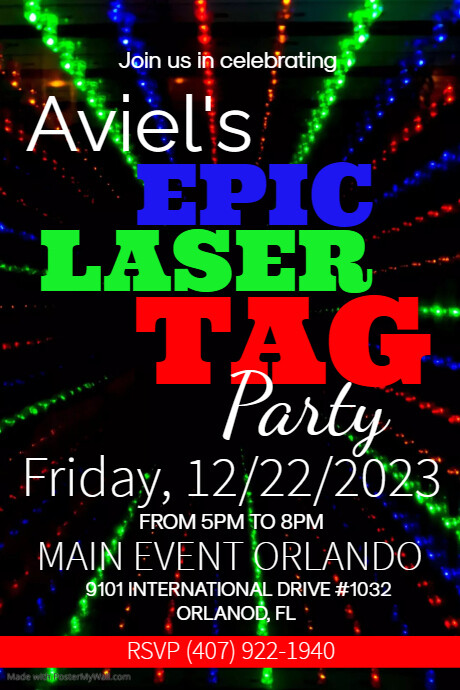 Laser Tag Poster | PosterMyWall