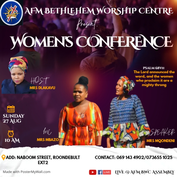 WOMENS Church Flyer | PosterMyWall