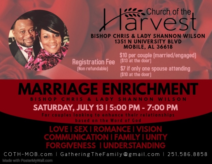 Marriage Enrichment. | PosterMyWall