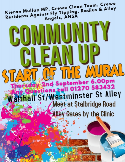 Copy of Copy of Community Cleanup Event Flyer Template | PosterMyWall