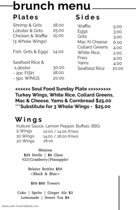 Menu (1) | PosterMyWall