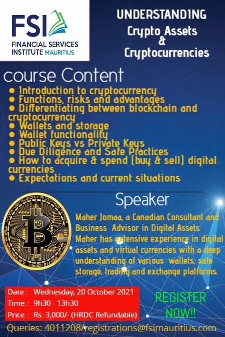 Copy of Learn Bitcoin Poster Template | PosterMyWall