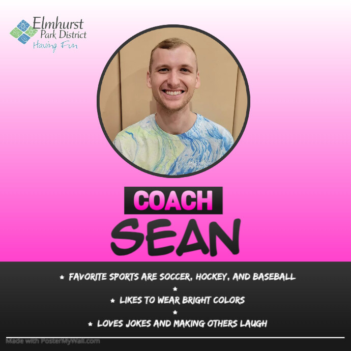 Coach Sean | PosterMyWall
