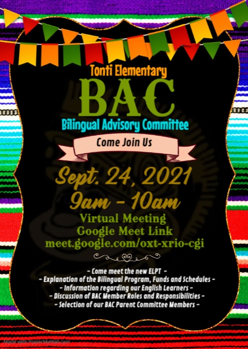 Initial BAC Meeting | PosterMyWall